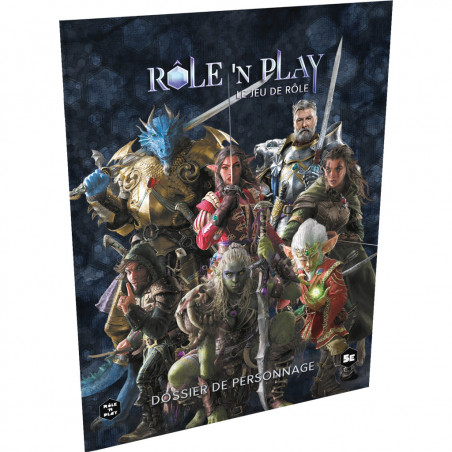Acheter Rôle’n Play - Dossier de Personnage - Black Book - Ludifolie