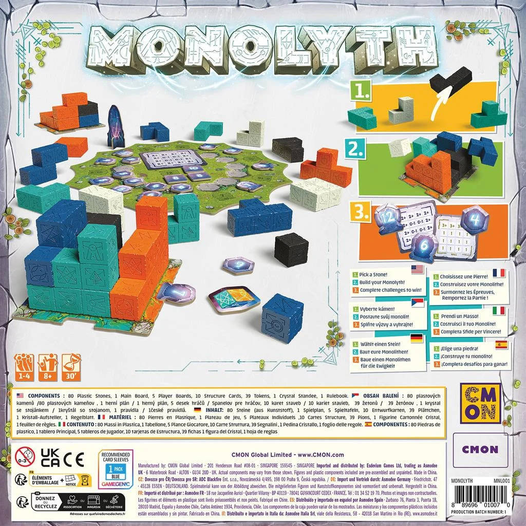 Acheter Monolyth - CMON - Jeux de Société - Ludifolie