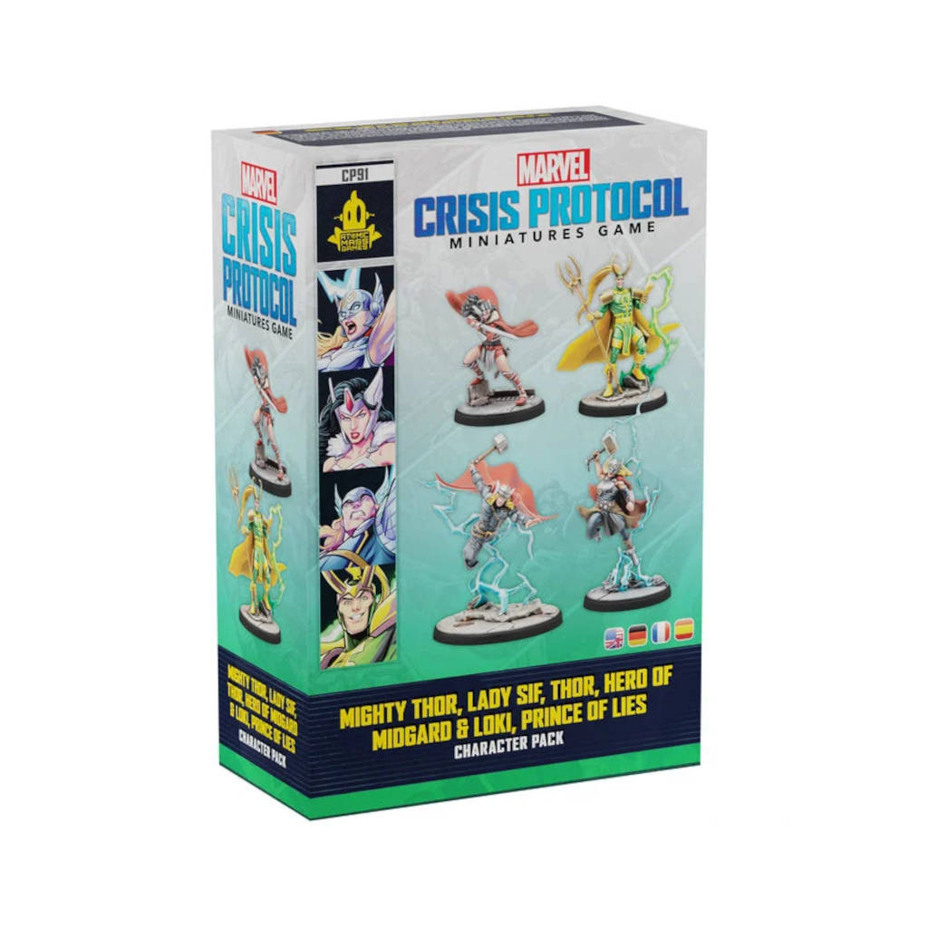 Thor Figure Marvel Crisis Protocol: Mighty Thor, Lady Sif, Thor Hero Of ...