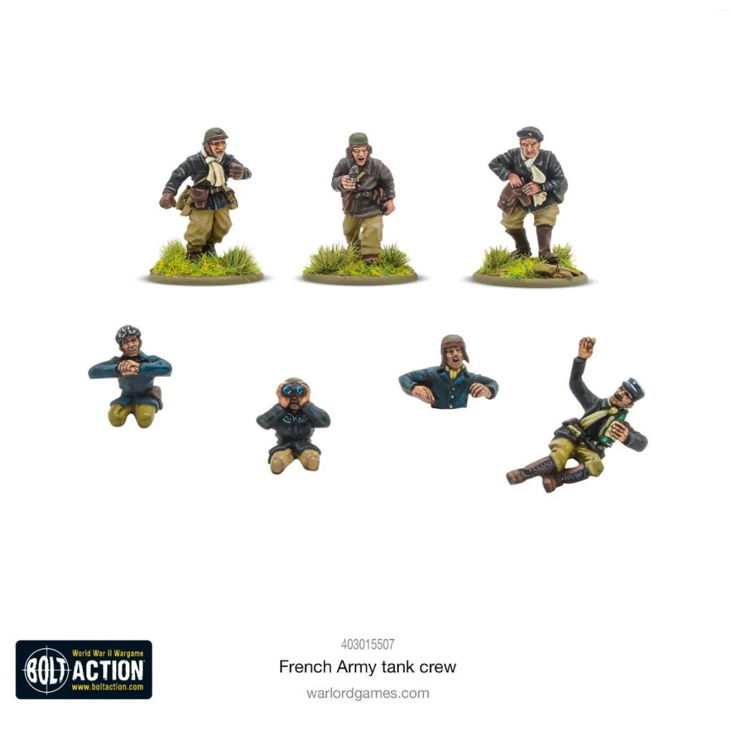 Acheter Bolt Action : French Army Tank Crew - Ludifolie
